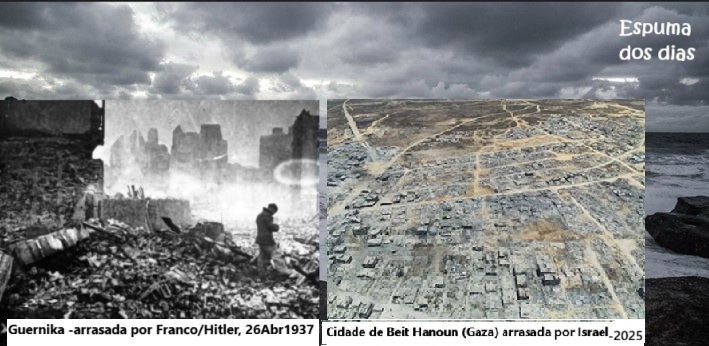 A Viagem dos ArgonautasEspuma dos dias Gaza Guernica